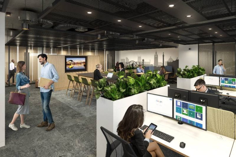 The major refurbishment of One City Gate in Newcastle has begun ...
