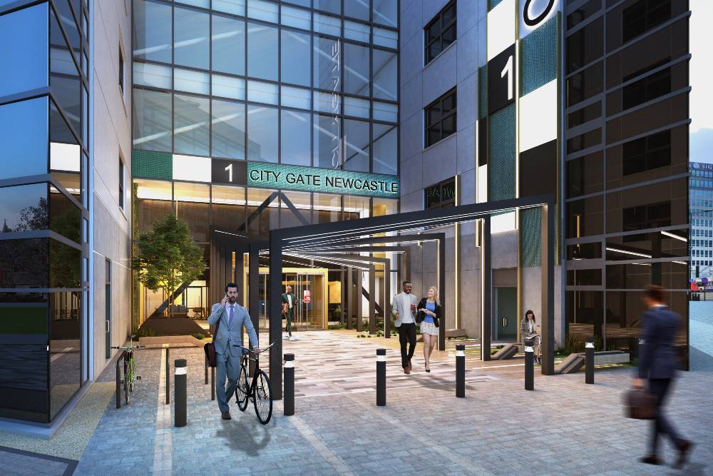 The major refurbishment of One City Gate in Newcastle has begun ...